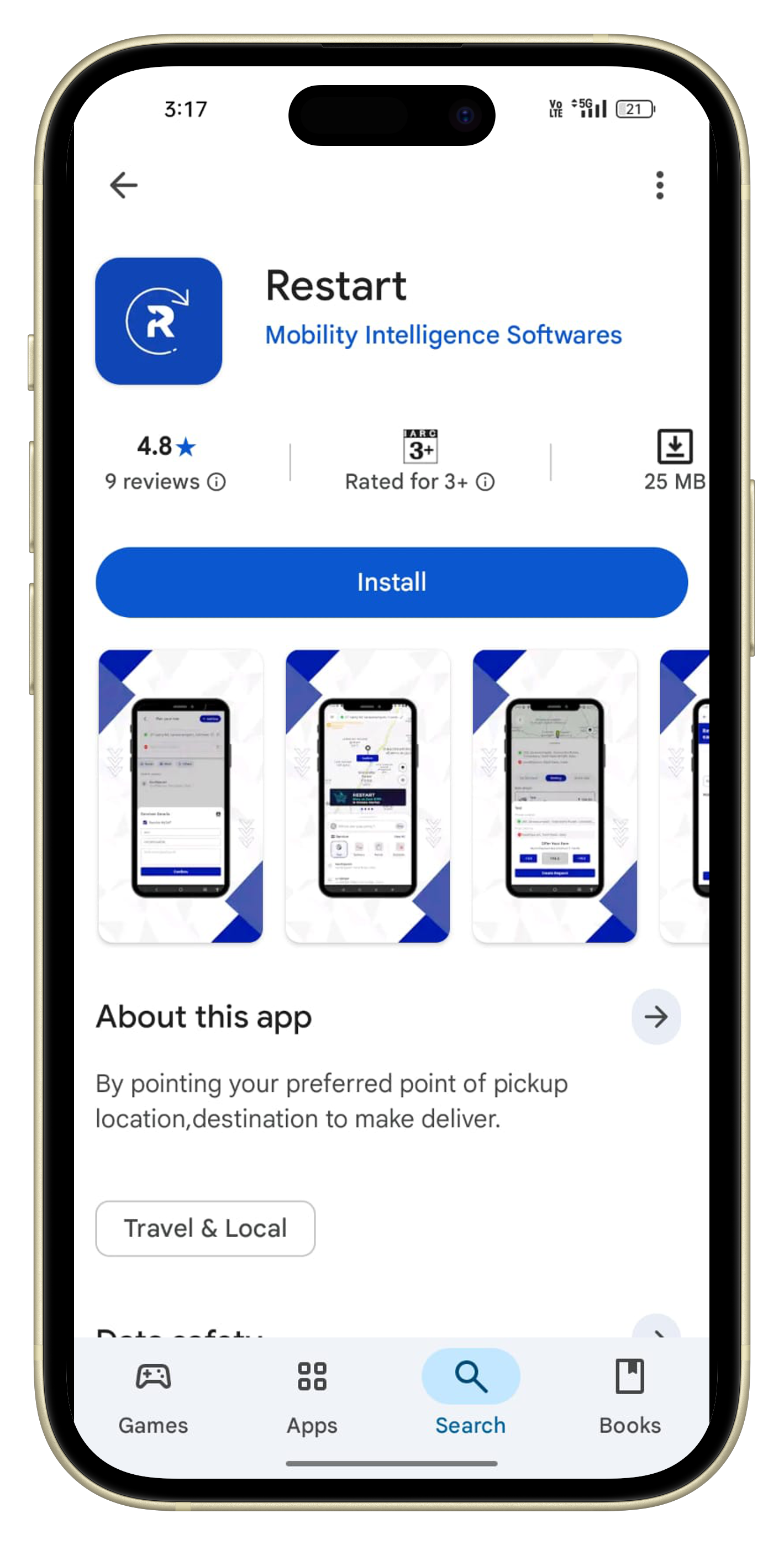 Restart - Admin App